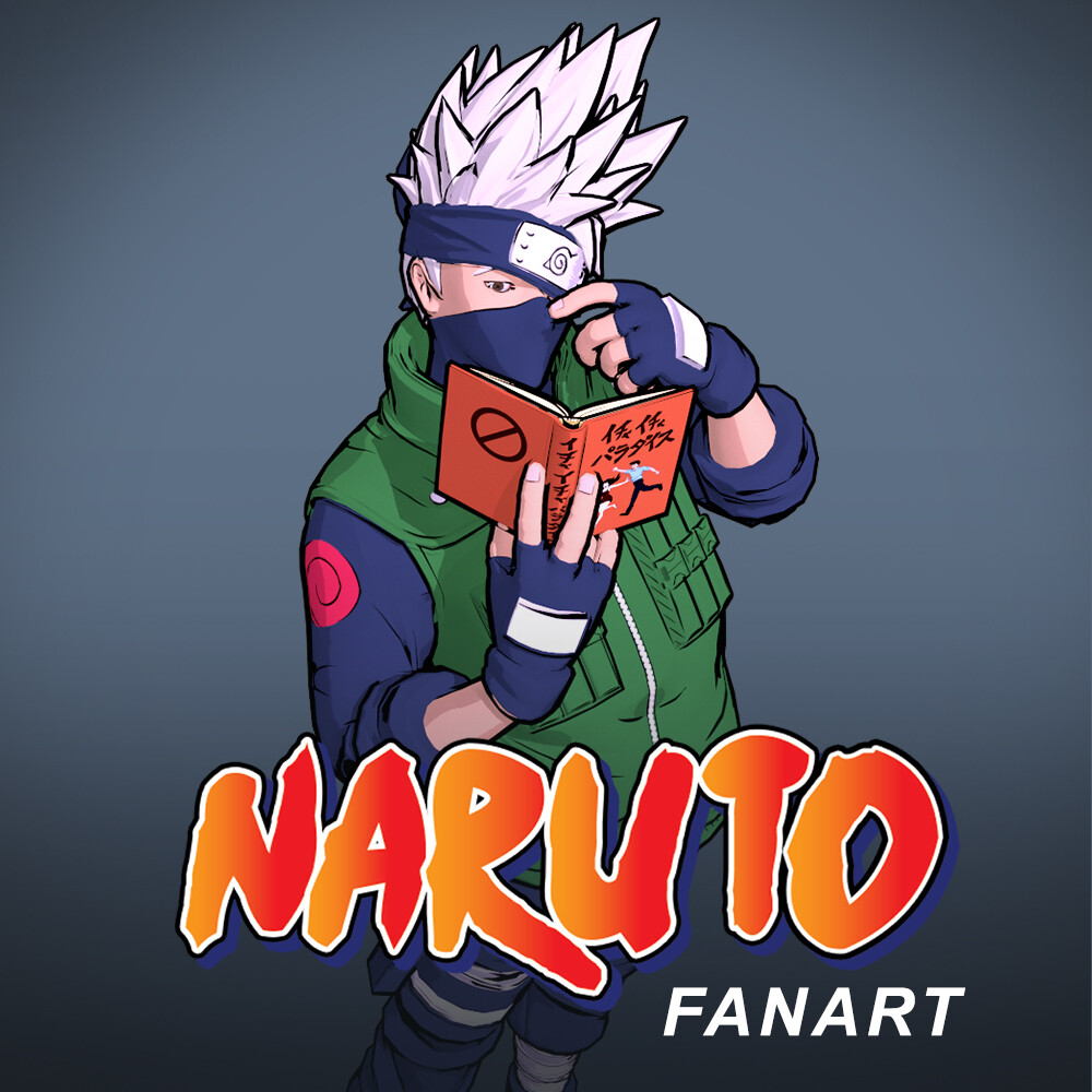 Artstation Kakashi Fan Art