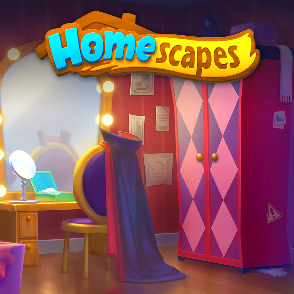 ArtStation - Homescapes Match 3 background art [Playrix]