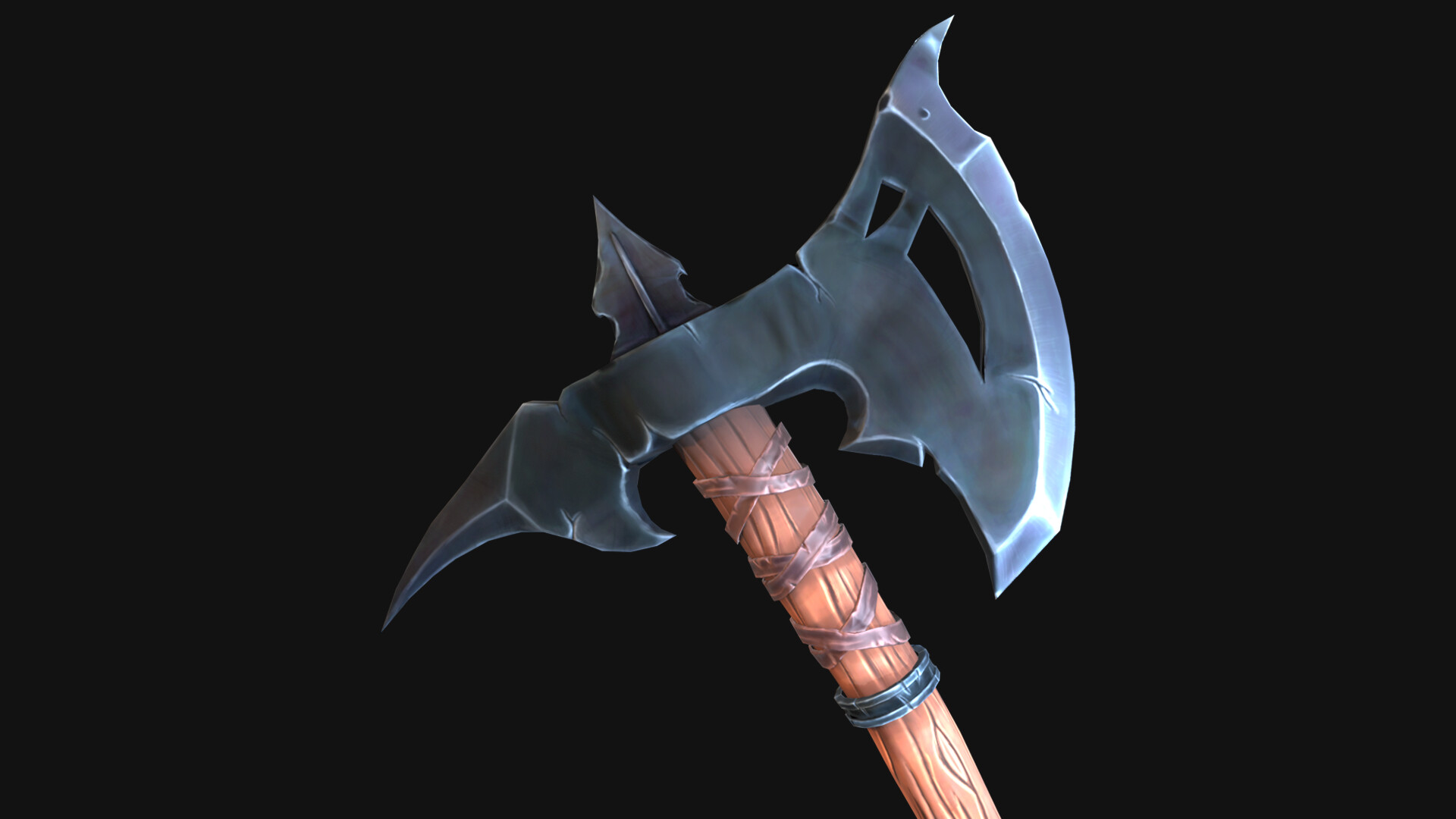 Jesús A. Gallego Martos - Handpainted Battle Axe