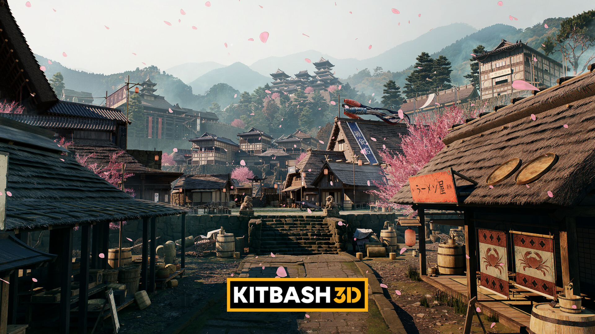 ArtStation - KITBASH3D Shogun Kit Cover Art