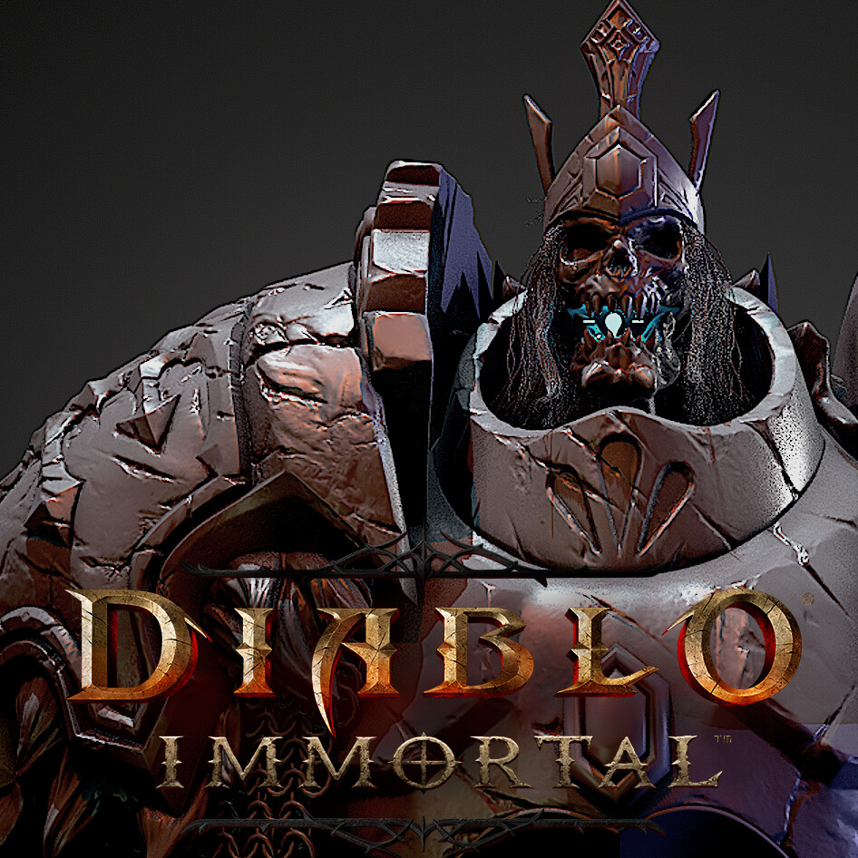 ArtStation - Diablo Immortal: King Leoric sculpt , no from AI