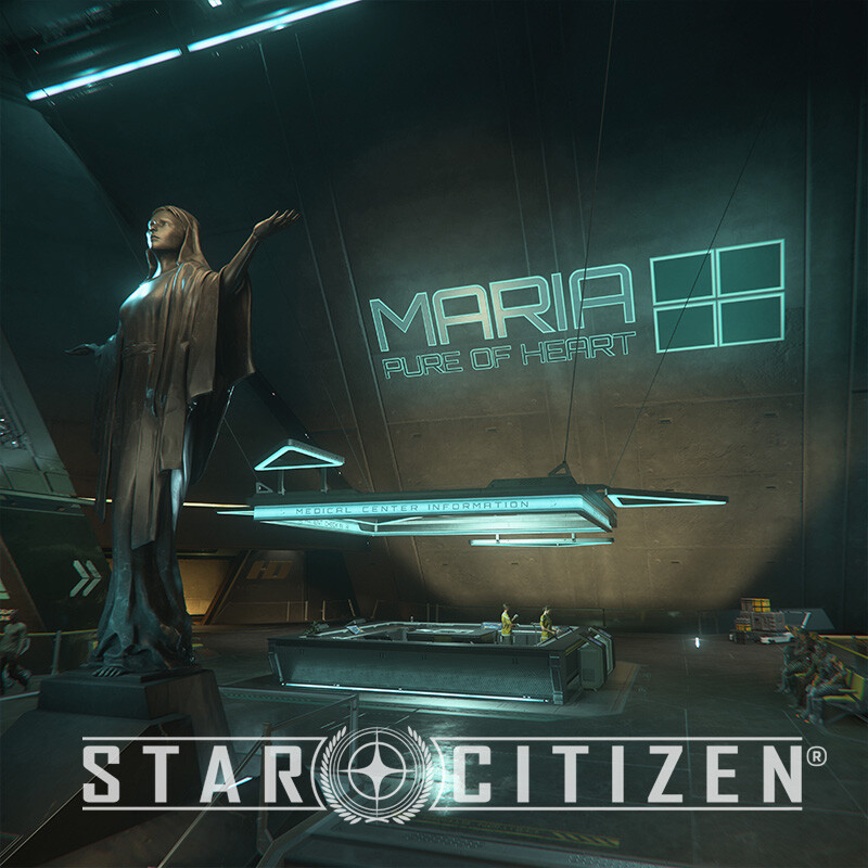 ArtStation - Maria Pure of Heart Hospital - StarCitizen Alpha 3.17