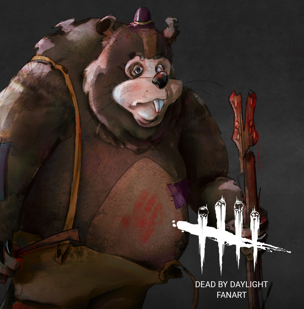 ArtStation - Snuffles The Beaver - Dead by Daylight Killer Concept