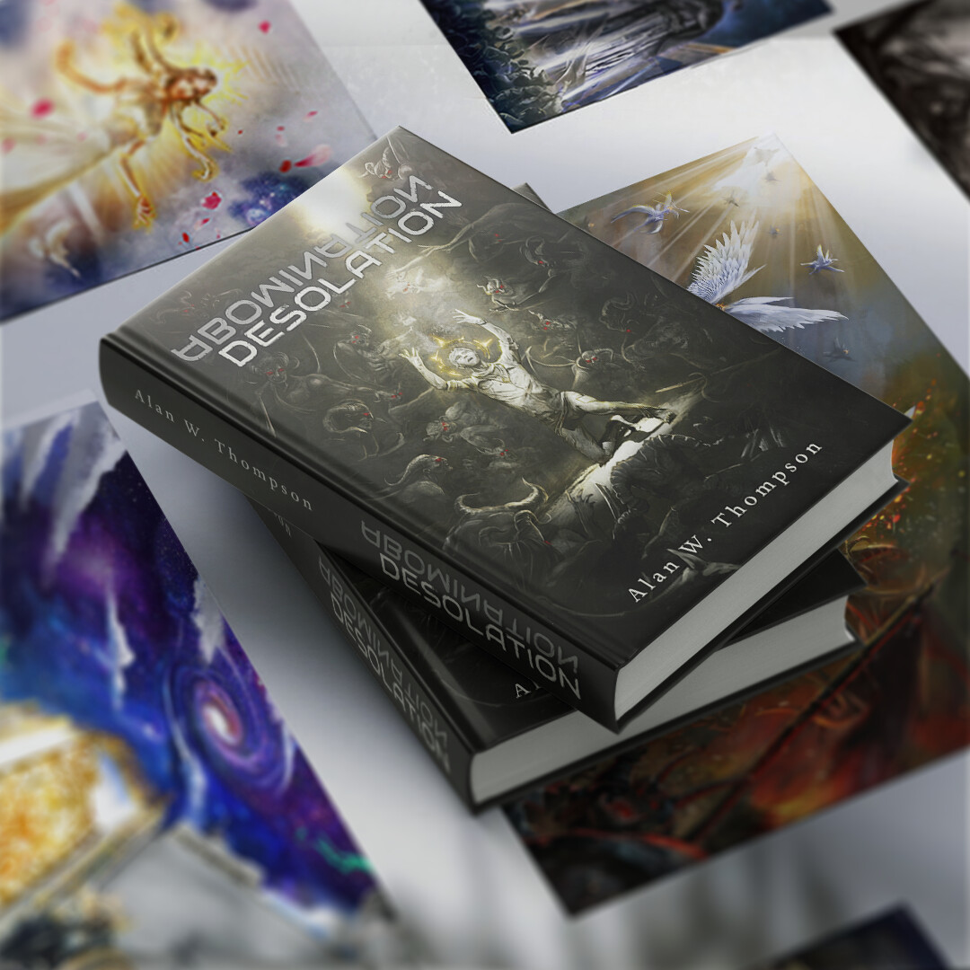 ArtStation - ABOMINATION DESOLATION | Book Cover Art