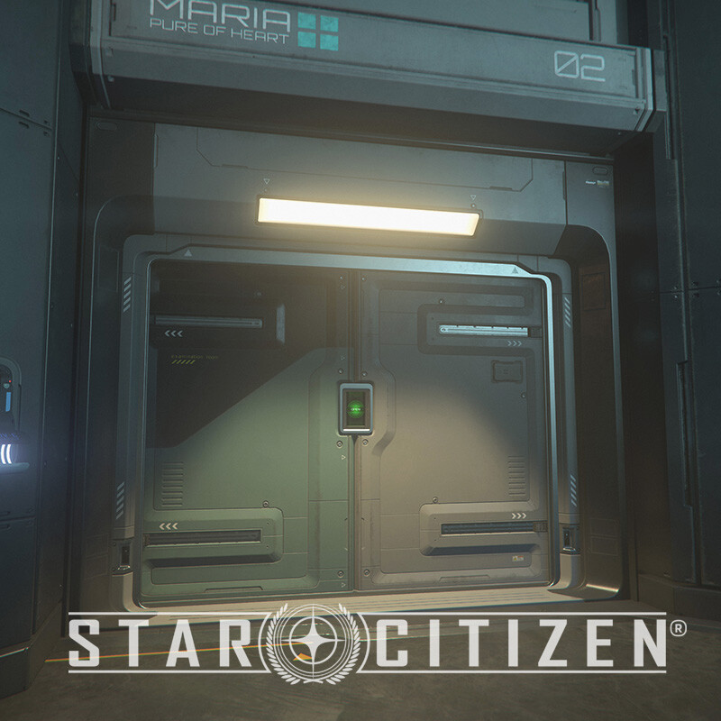 ArtStation - Maria Pure of Heart Hospital - Corridor and Adverts ...