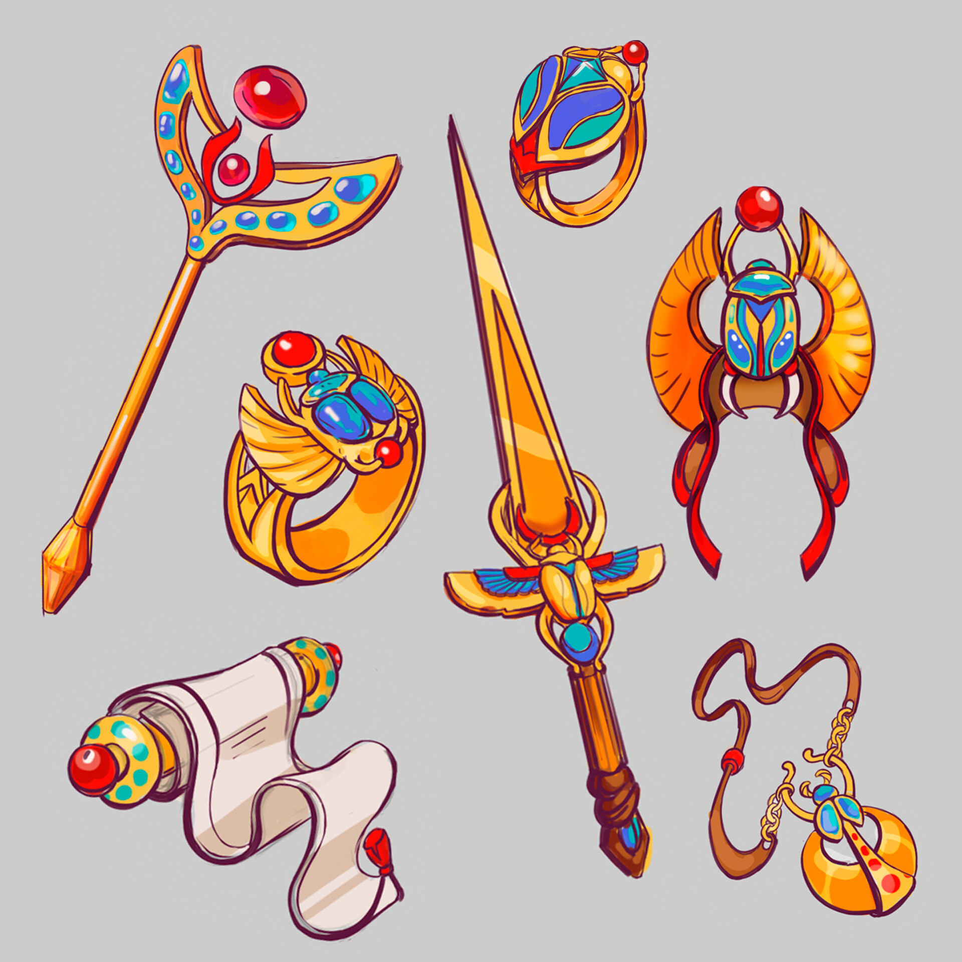 ArtStation - Props Sketching