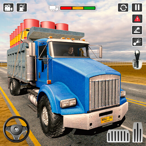 ArtStation - Truck Simulation Game Marketing Data, Cargo Truck Game ...