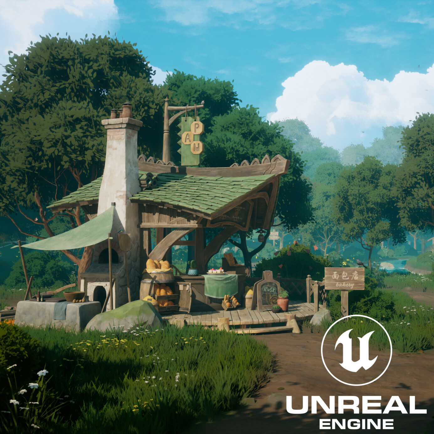 ArtStation - 风格化艺术场景-UE5