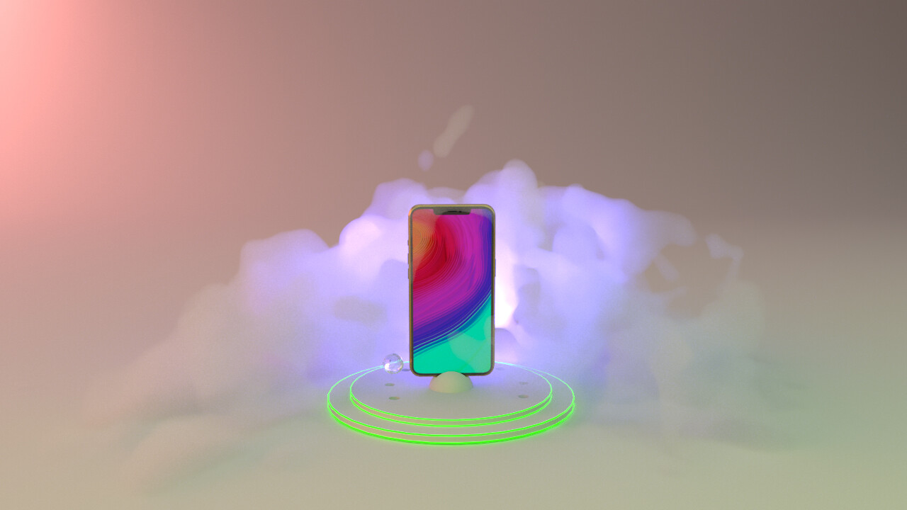 ArtStation - 3D Cell Phone shot.