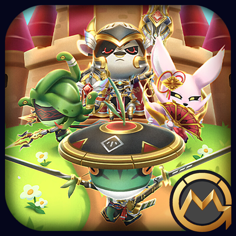 ArtStation - Monster Guardian _ Login splash