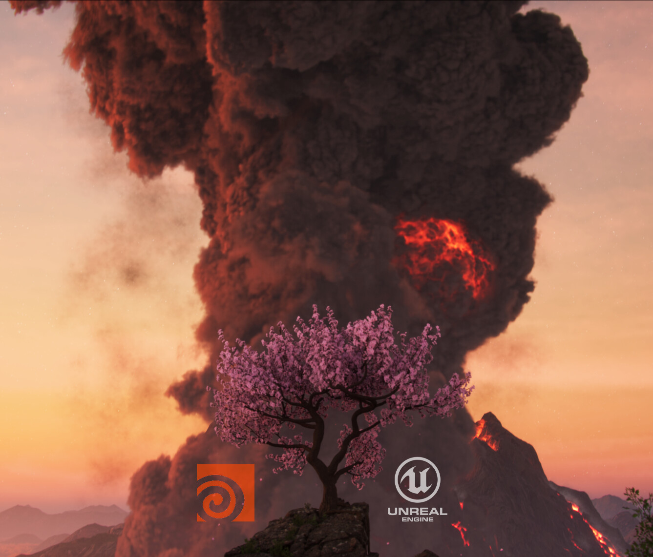 ArtStation - Volcano Environment in Unreal Engine 5.1