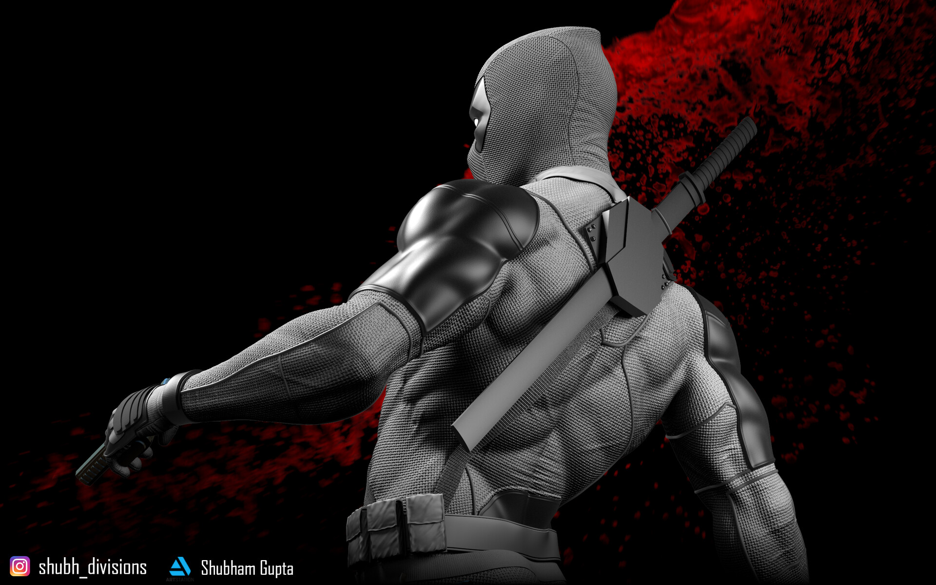 ArtStation - Deadpool Statue