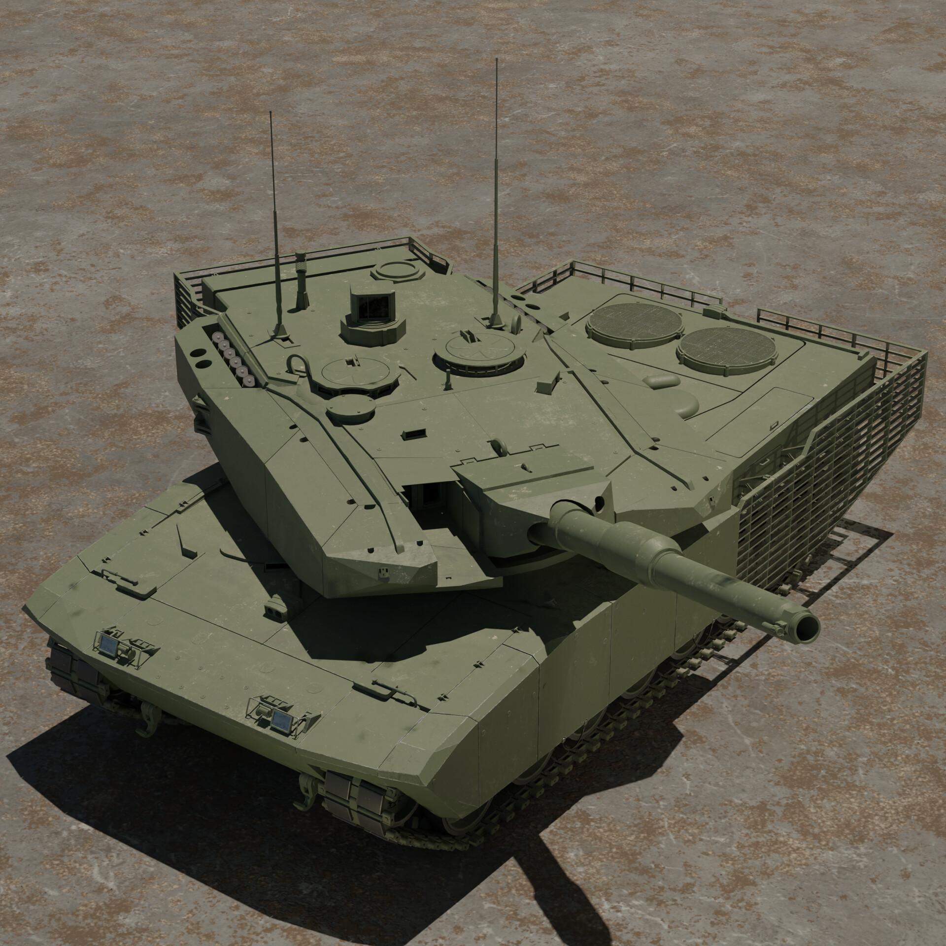 ArtStation - Leopard 2A4 NG Custom