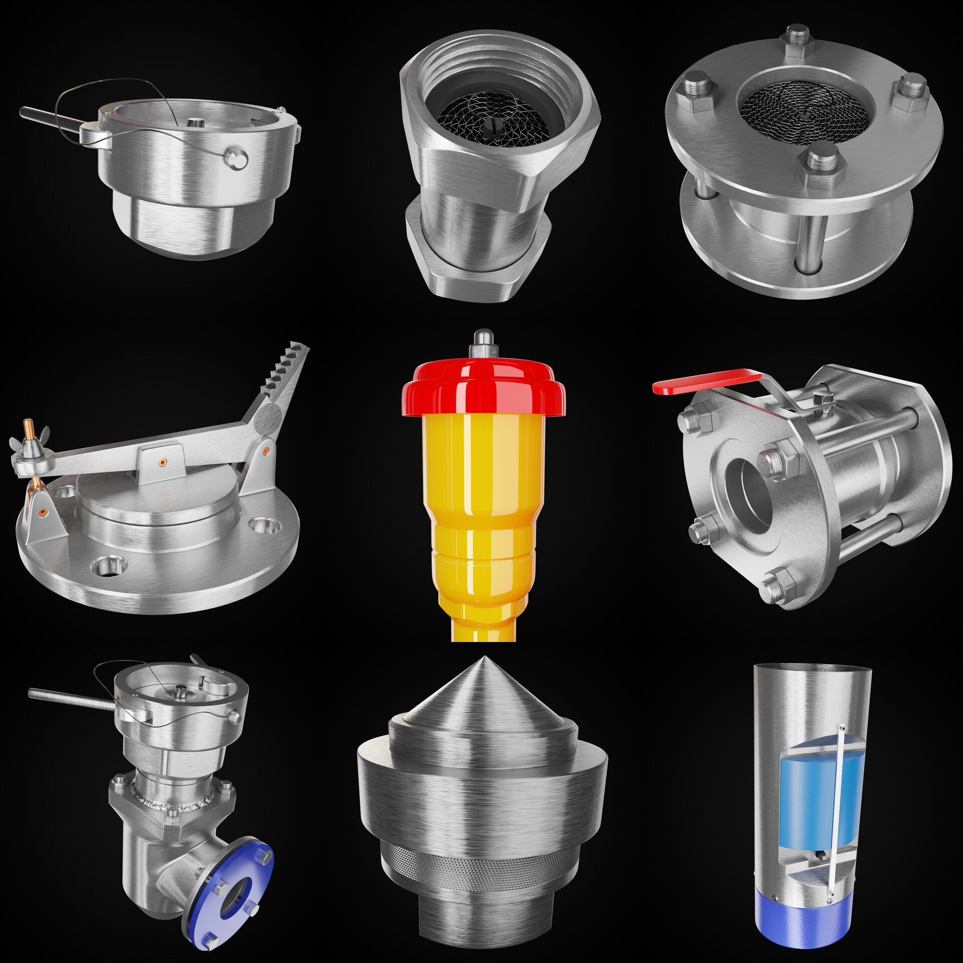 ArtStation - 3d models of equipment