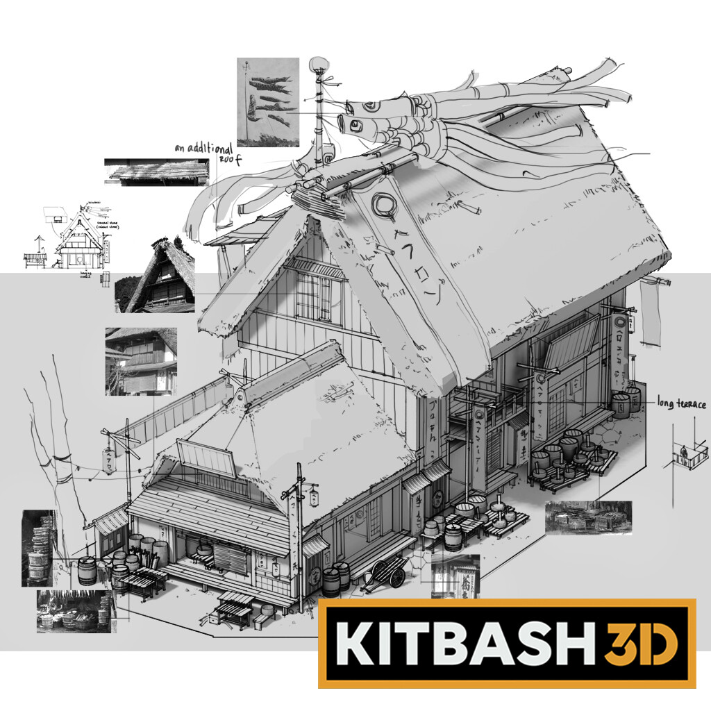 ArtStation - Shogun Kit - Kitbash3d (Concept Phrase)