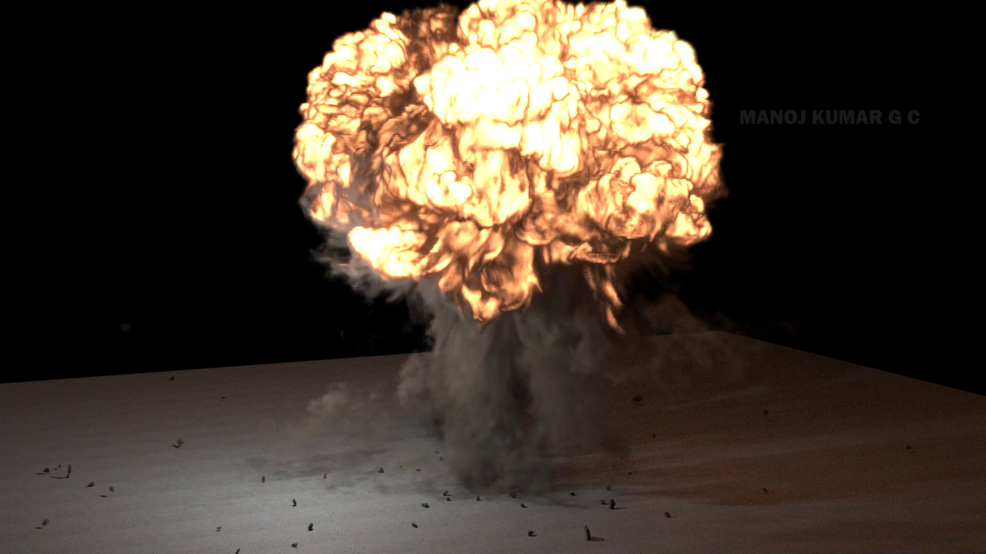 ArtStation - Bomb Blast Effect