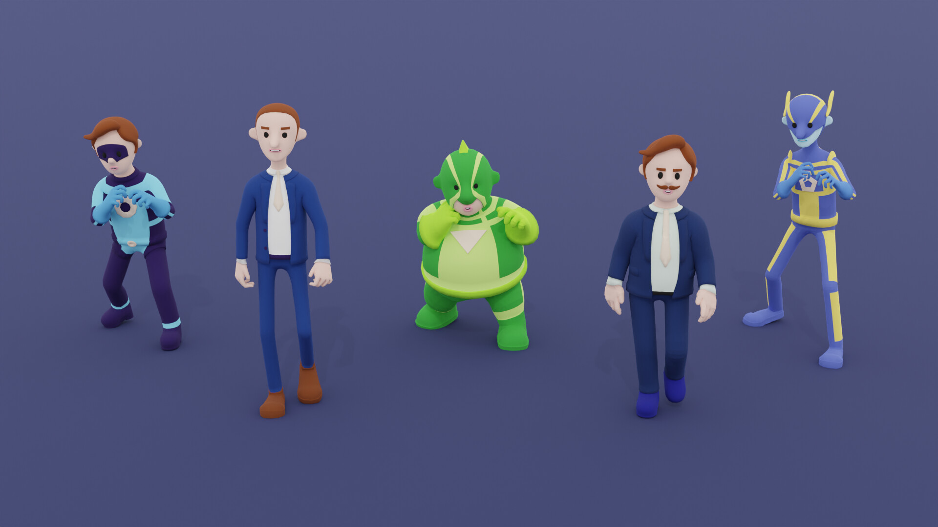 ArtStation - Clay City Character Pack