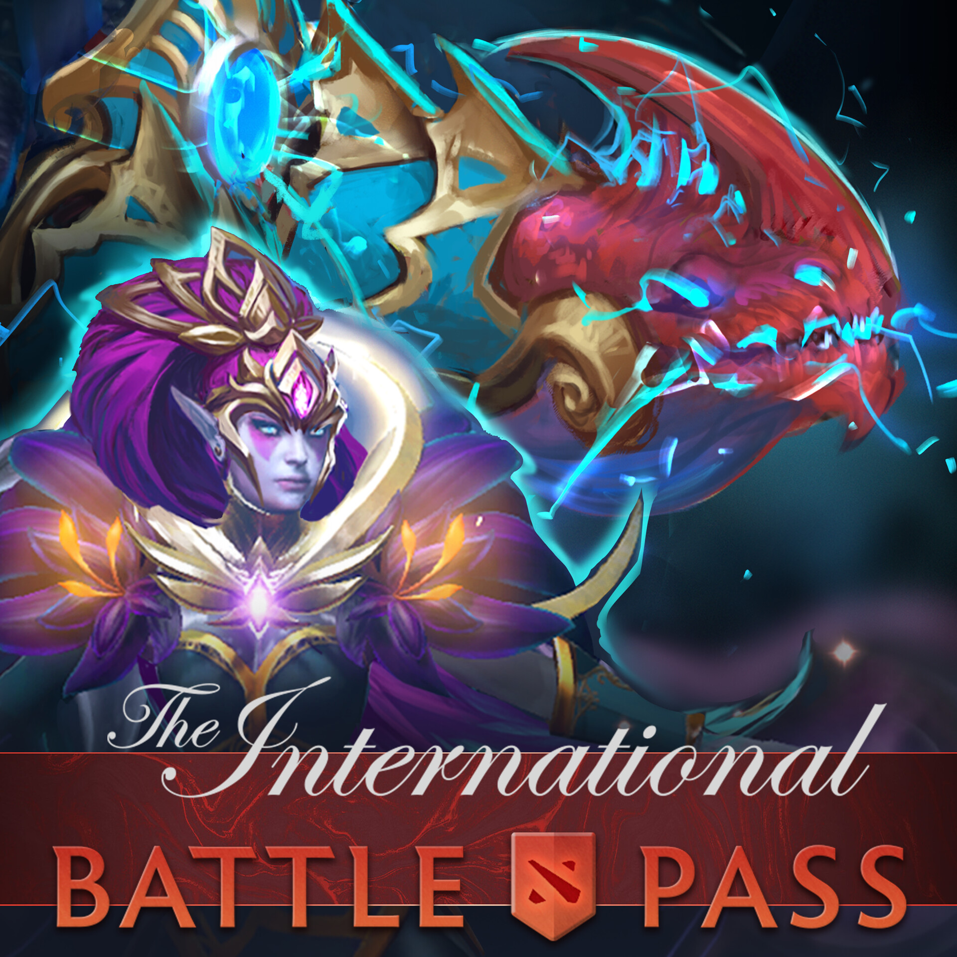 ArtStation - Dota 2 - Concept art of Immortal items for TI11 Battle ...