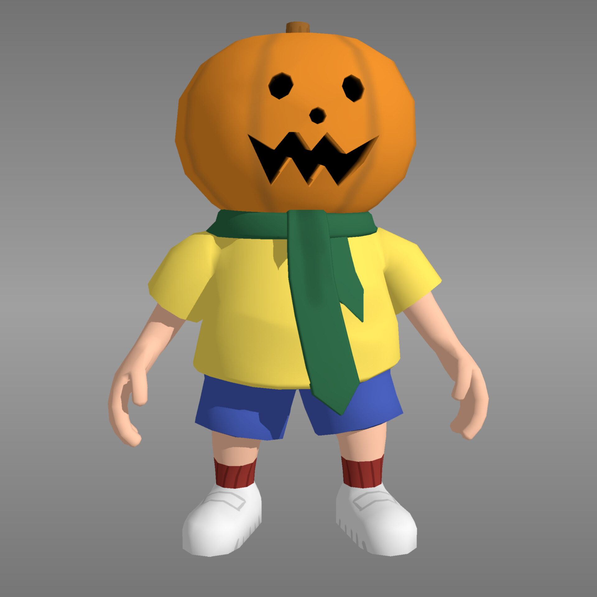 ArtStation - Pumpkin Boy from EarthBound