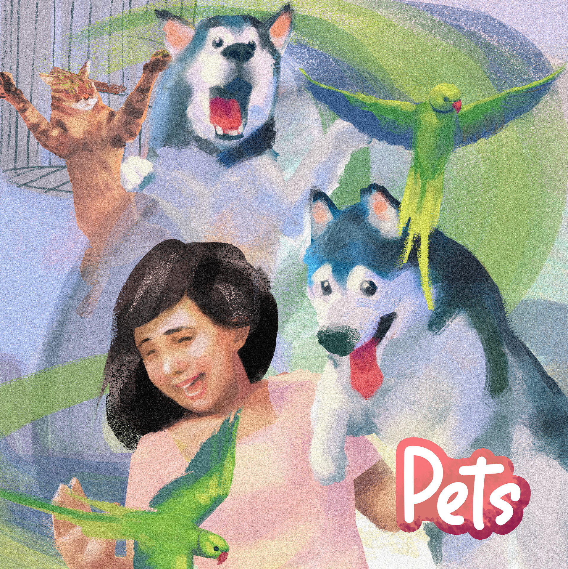 ArtStation - Pets are the best.