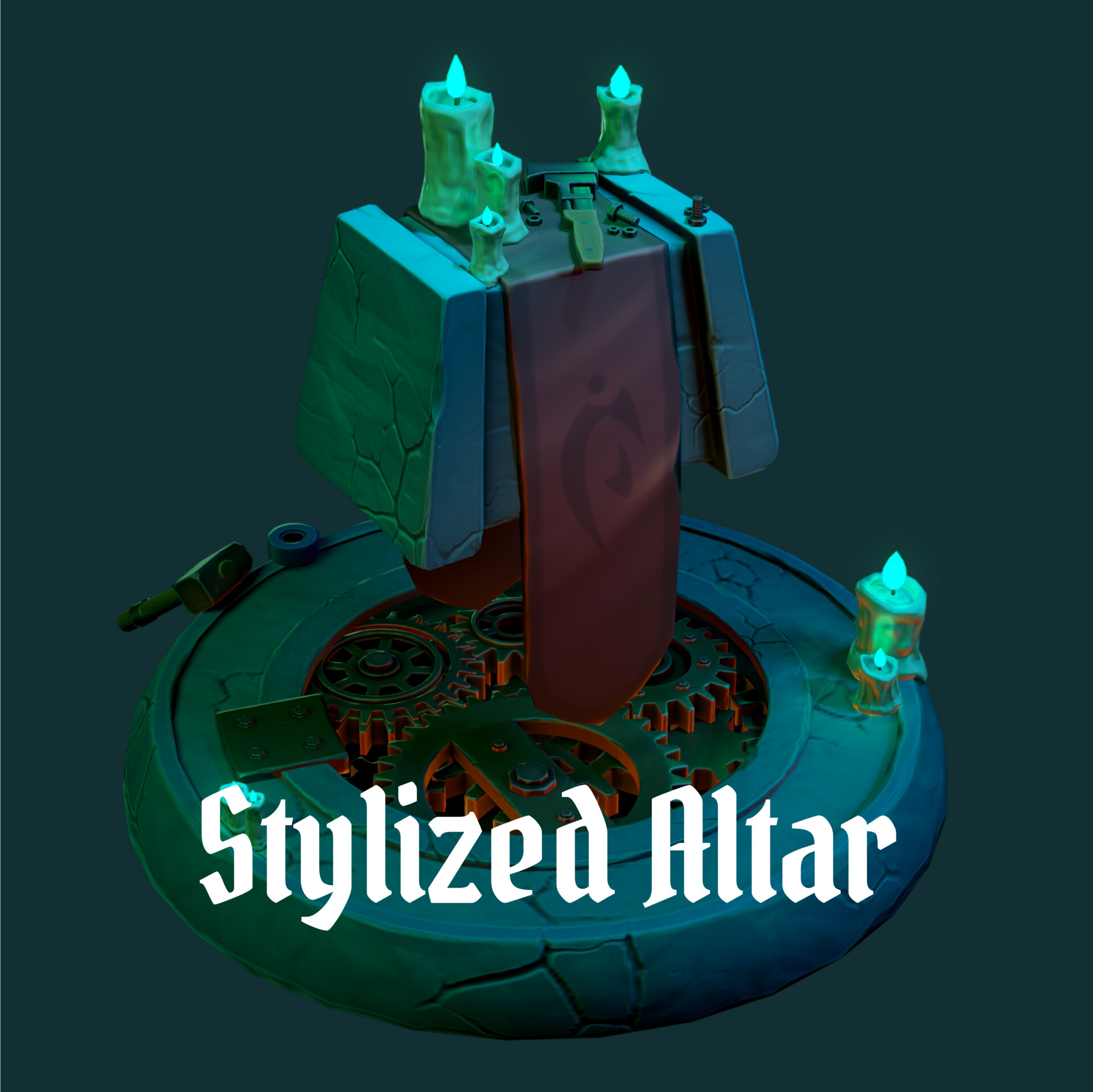 ArtStation - Stylized Altar