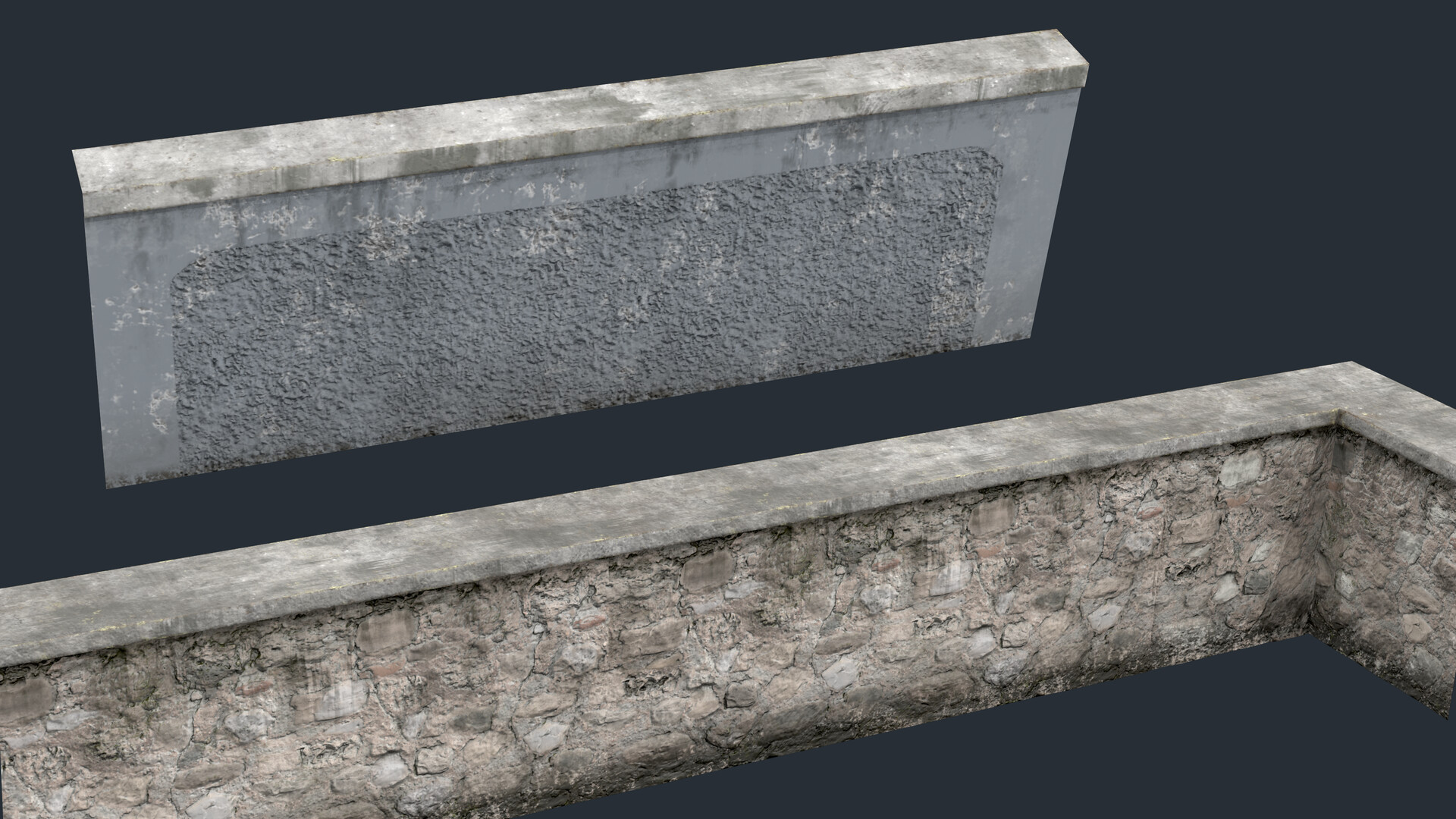 ArtStation - Italian Modular Fence Walls (Adegliacco)