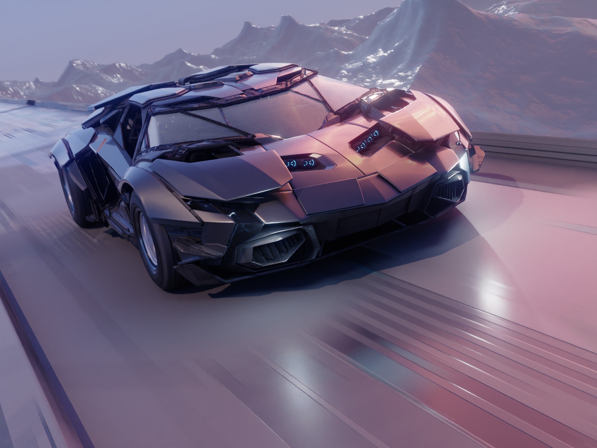 ArtStation - Car: Louis's Yale 3rd (with HFR video)