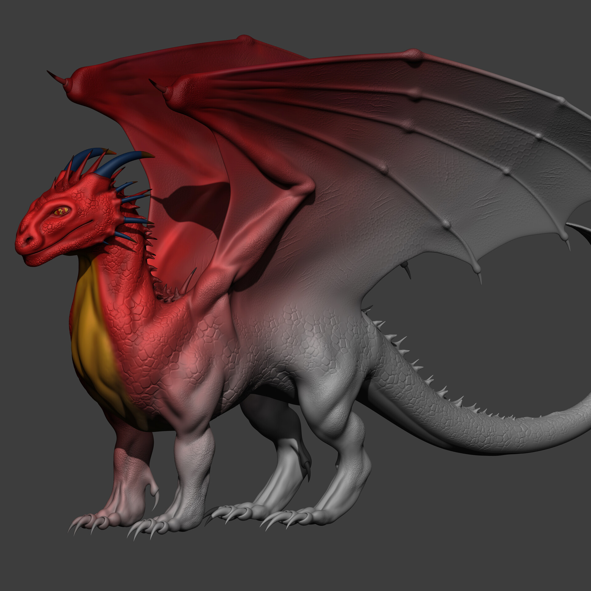 ArtStation - Dragon Modeling