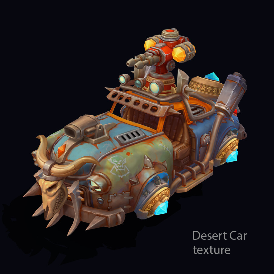 ArtStation - Desert car
