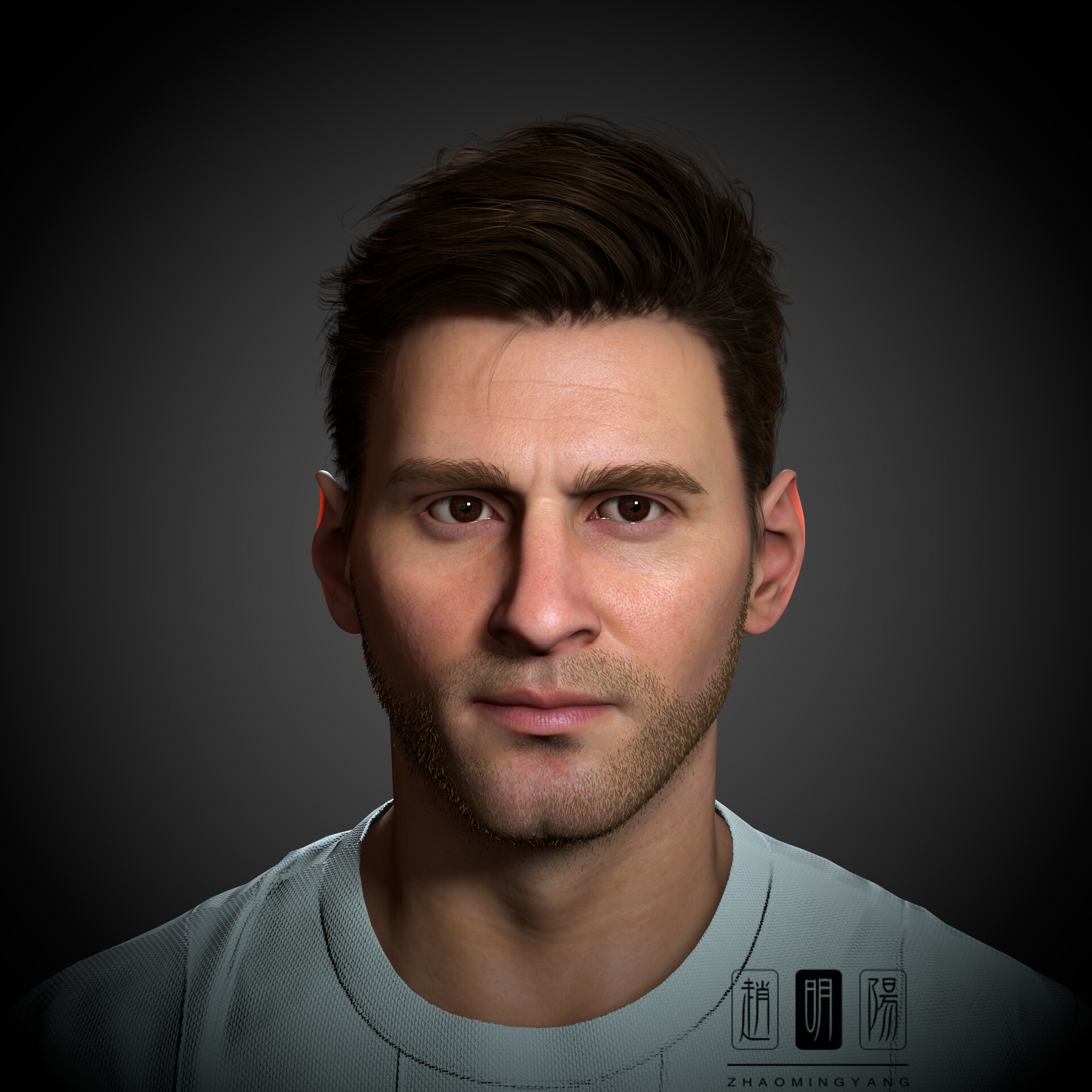 ArtStation - My idol Lionel Messi