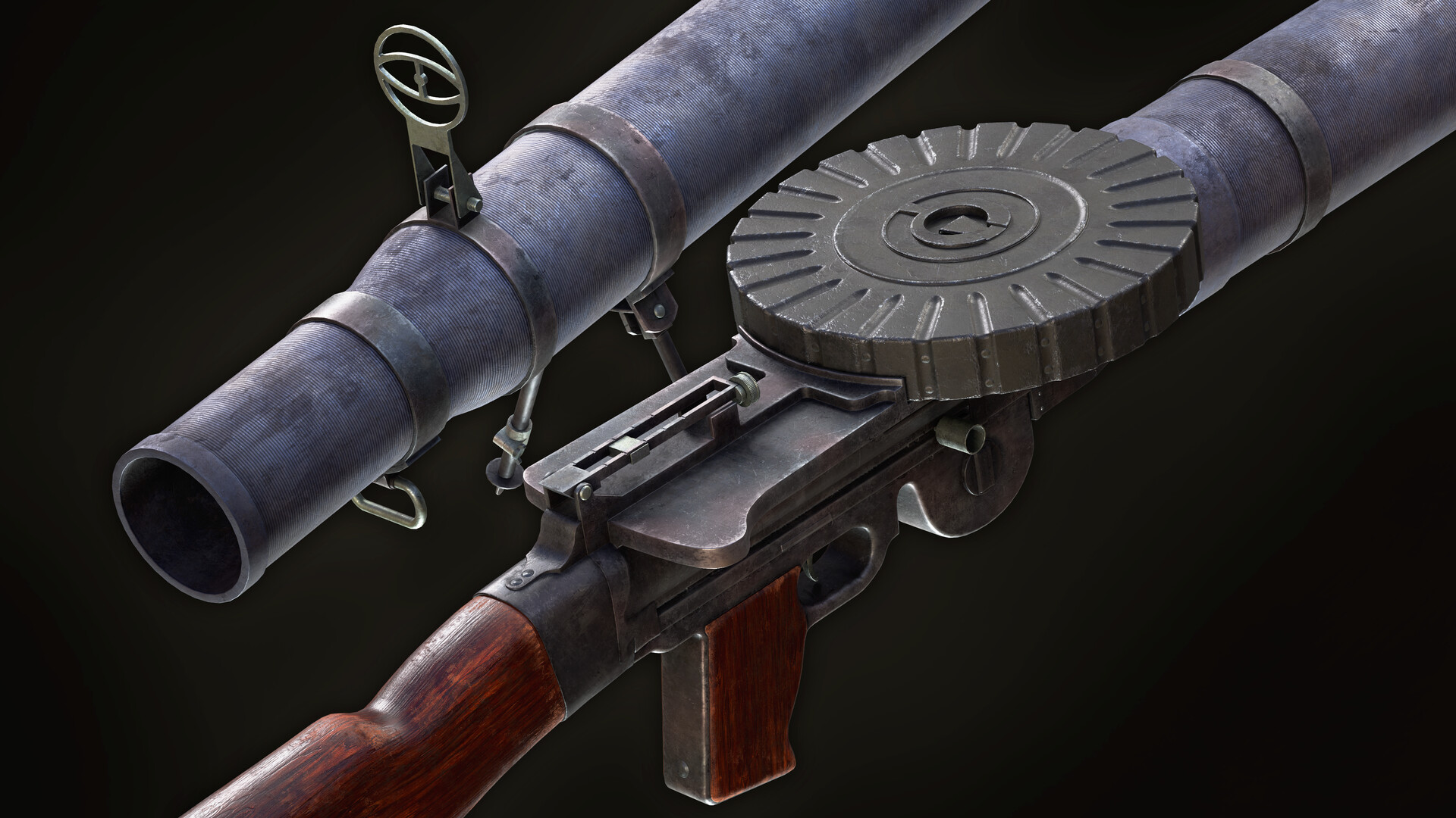 ArtStation - Lewis gun
