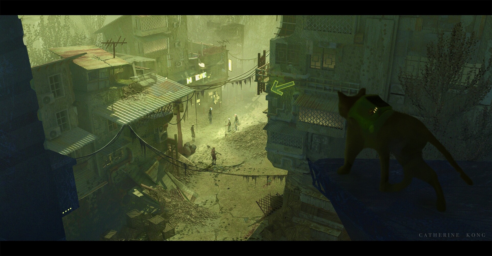 ArtStation - Stray- the outside