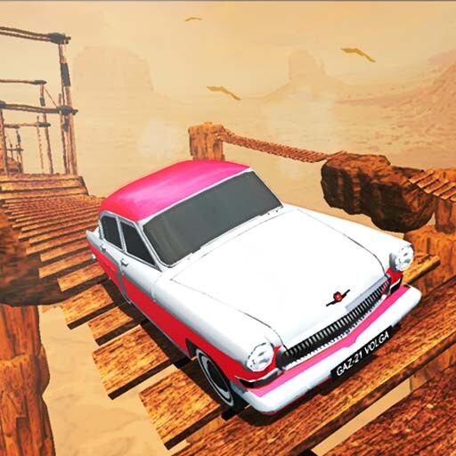 ArtStation - Cross the Bridge - Vintage Car Driving Game