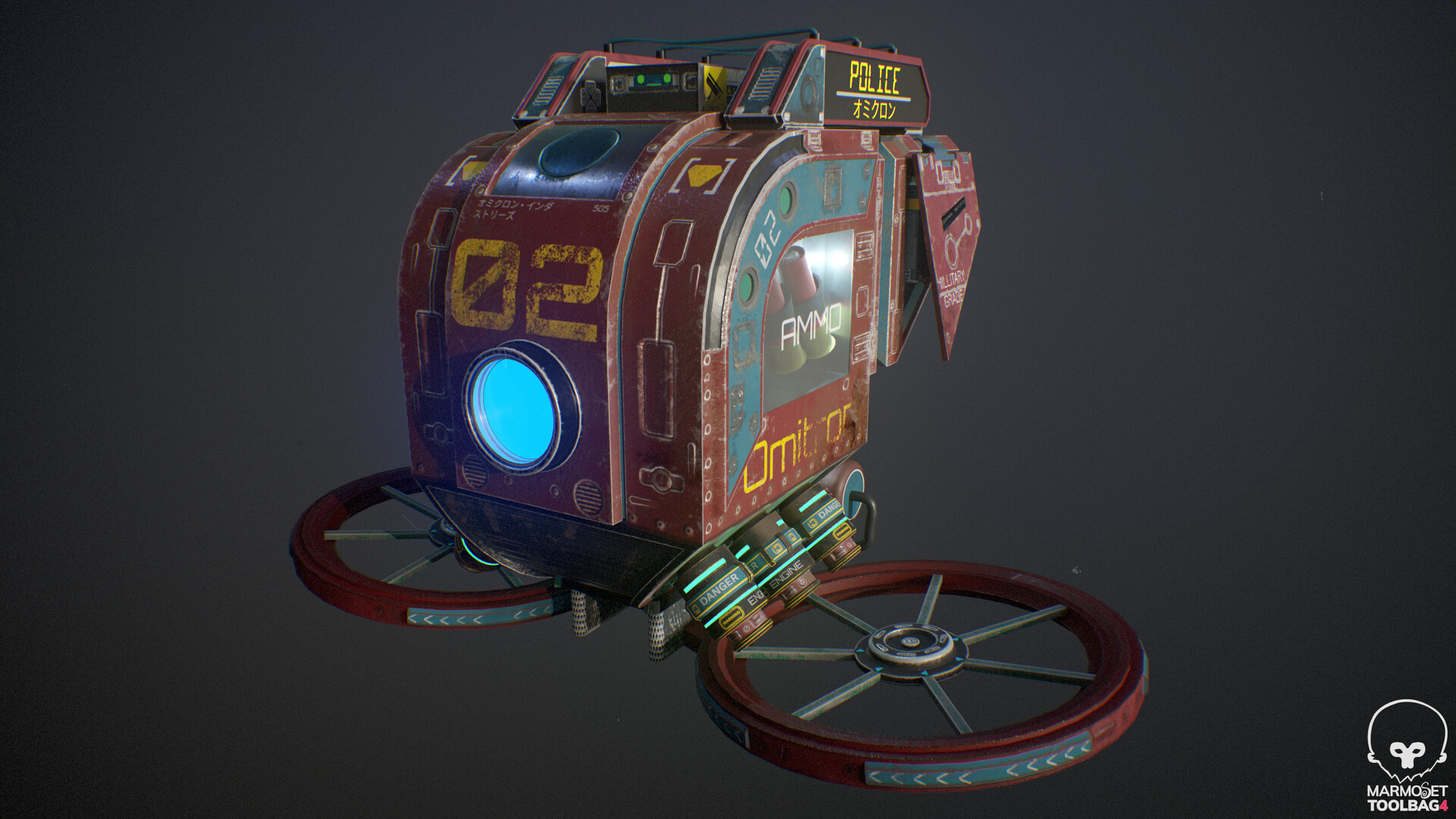 ArtStation - Sci Fi Police Robot