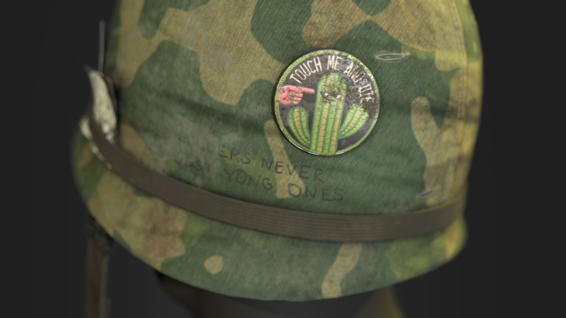 ArtStation - M1 Helmet / Vietnam War