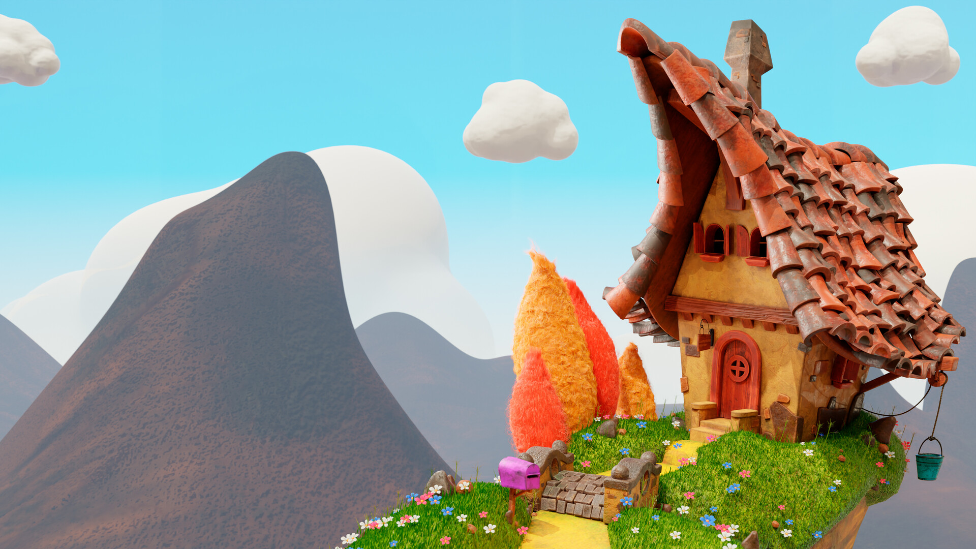 ArtStation - Environment Cartoon