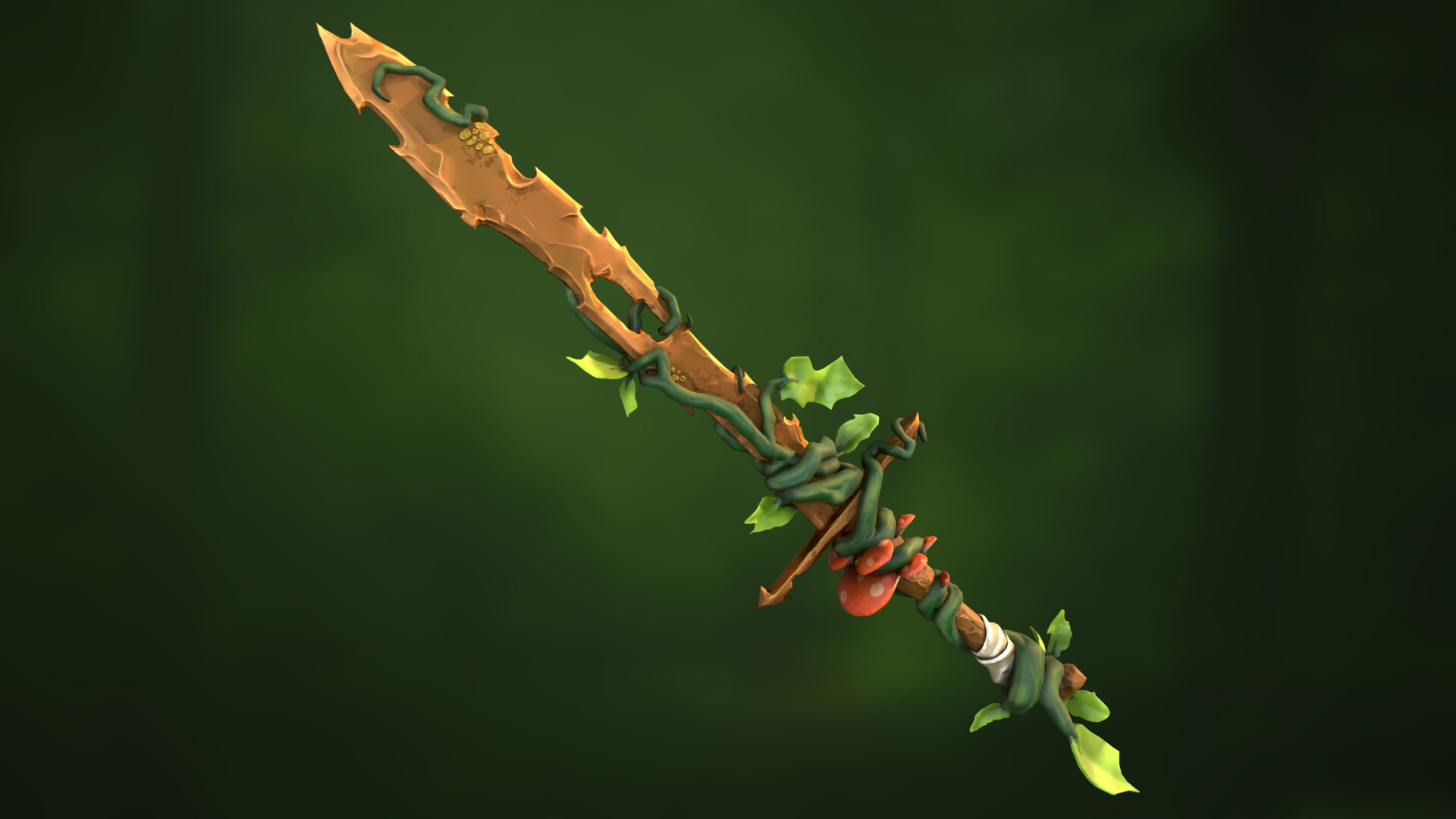 ArtStation - Reclaimed Forest Sword