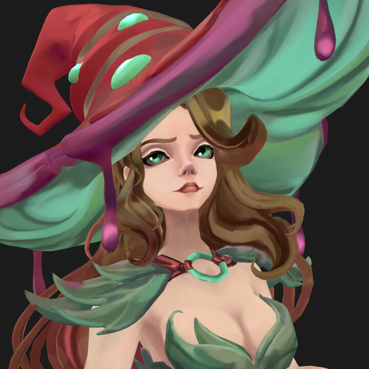 ArtStation - Mushroom Witch Arlott