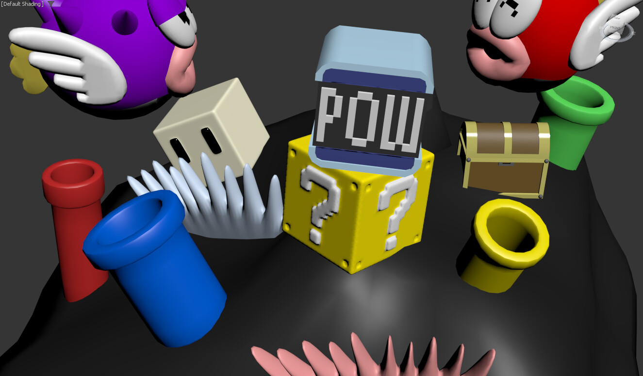 ArtStation - Super Mario Bros Props