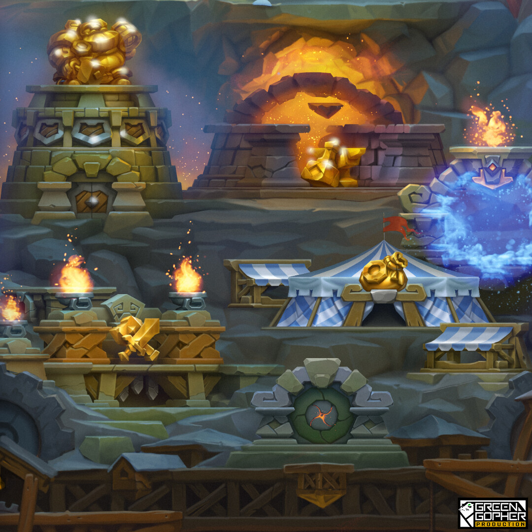 ArtStation - Location of the Dwarf Dungeon