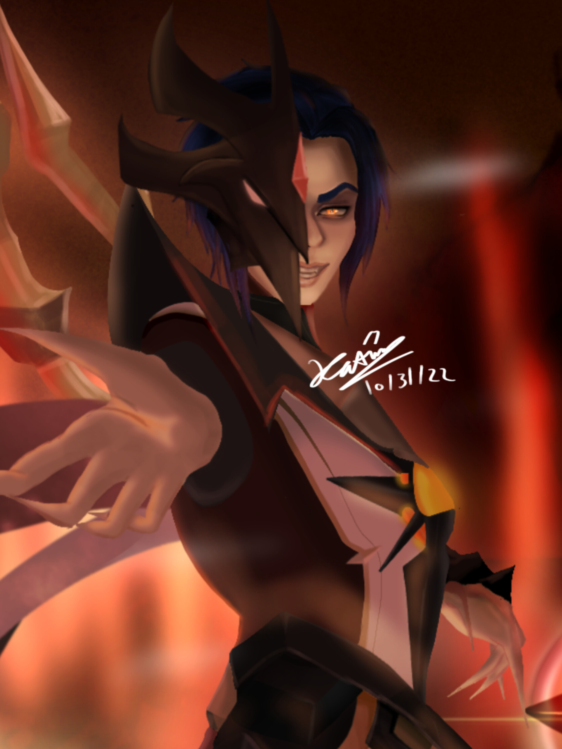 ArtStation - Fathomless Flames Abyss Lector: Enjou