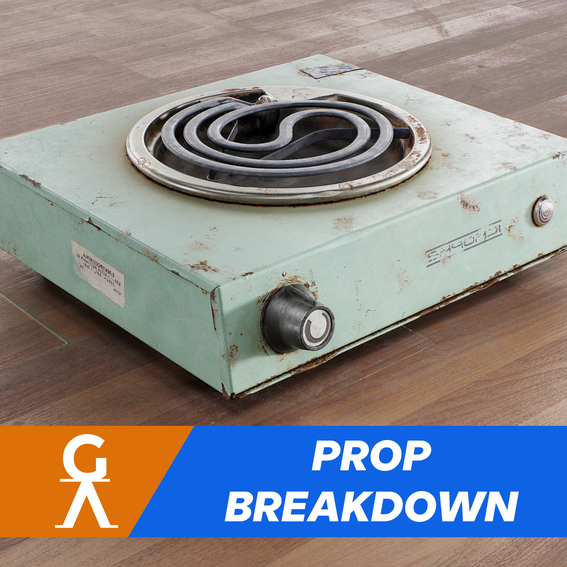 ArtStation - Old Electric Stove - Prop Breakdown - Danyil Kolesnyk