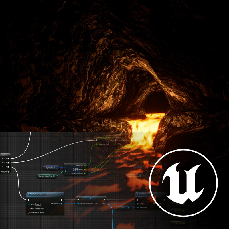 ArtStation - UE5 BP Splines With Adaptive Materials