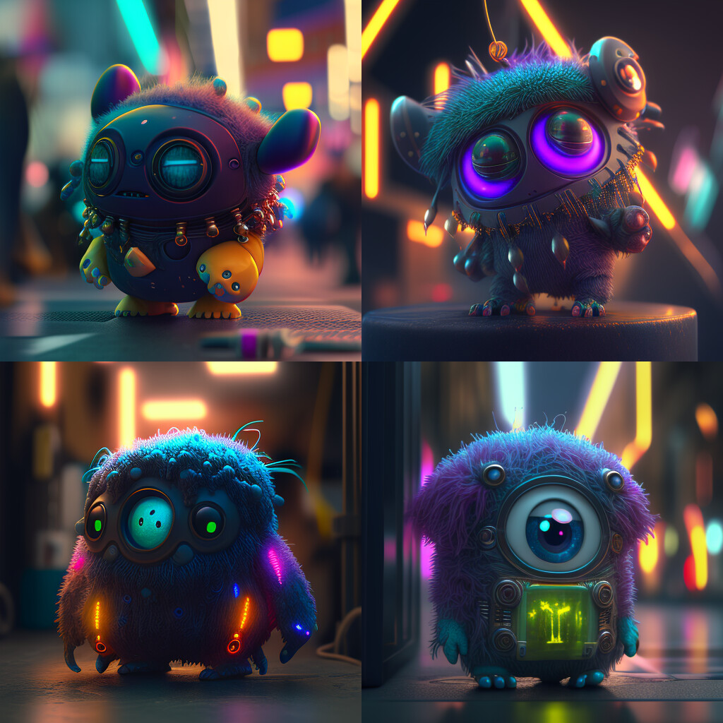 ArtStation - Cute Monsters v2