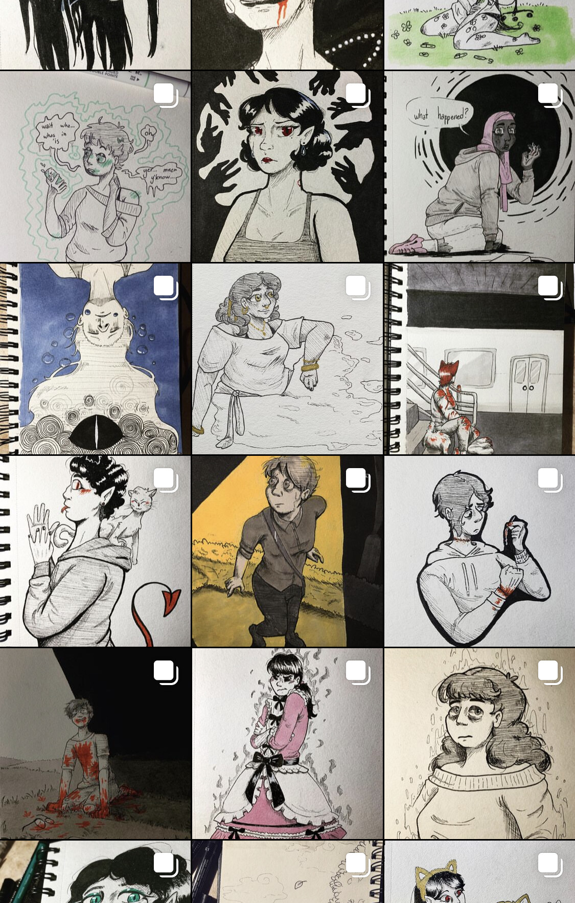 ArtStation - Inktober 2022 compilation