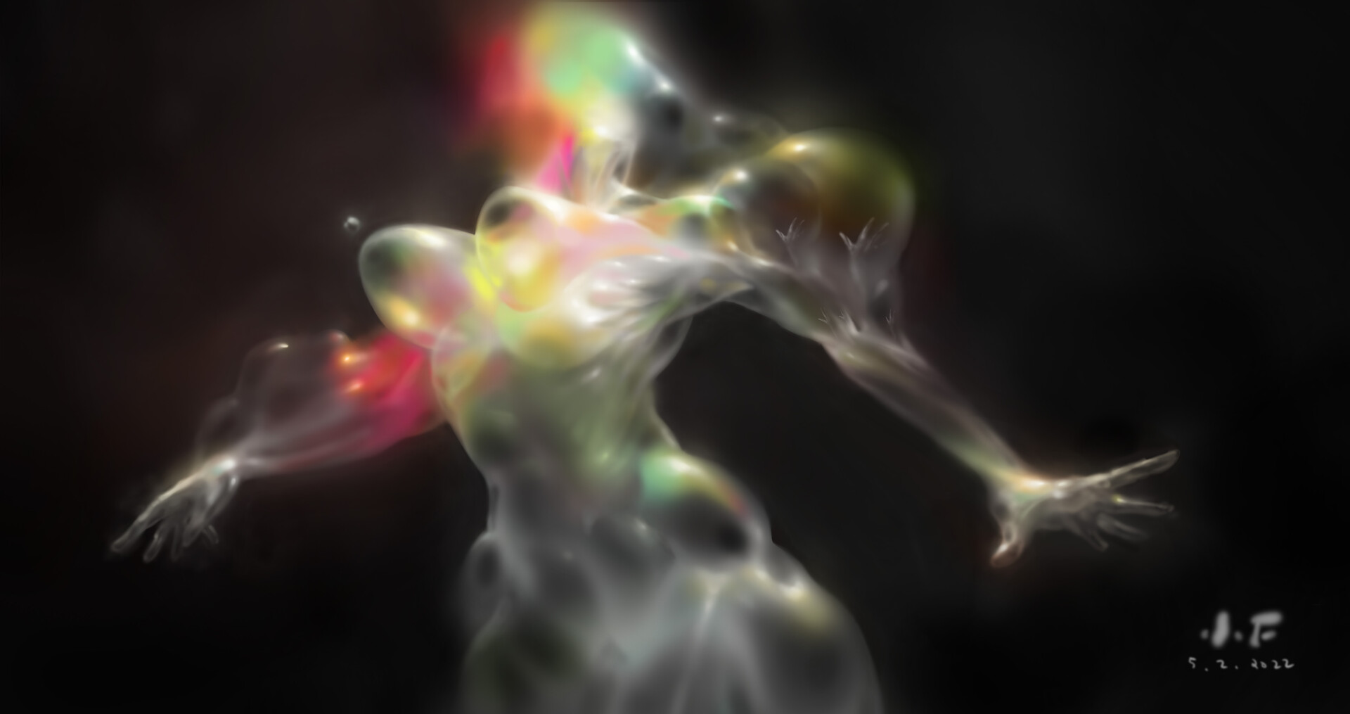 ArtStation - Bubble Figure 泡泡人