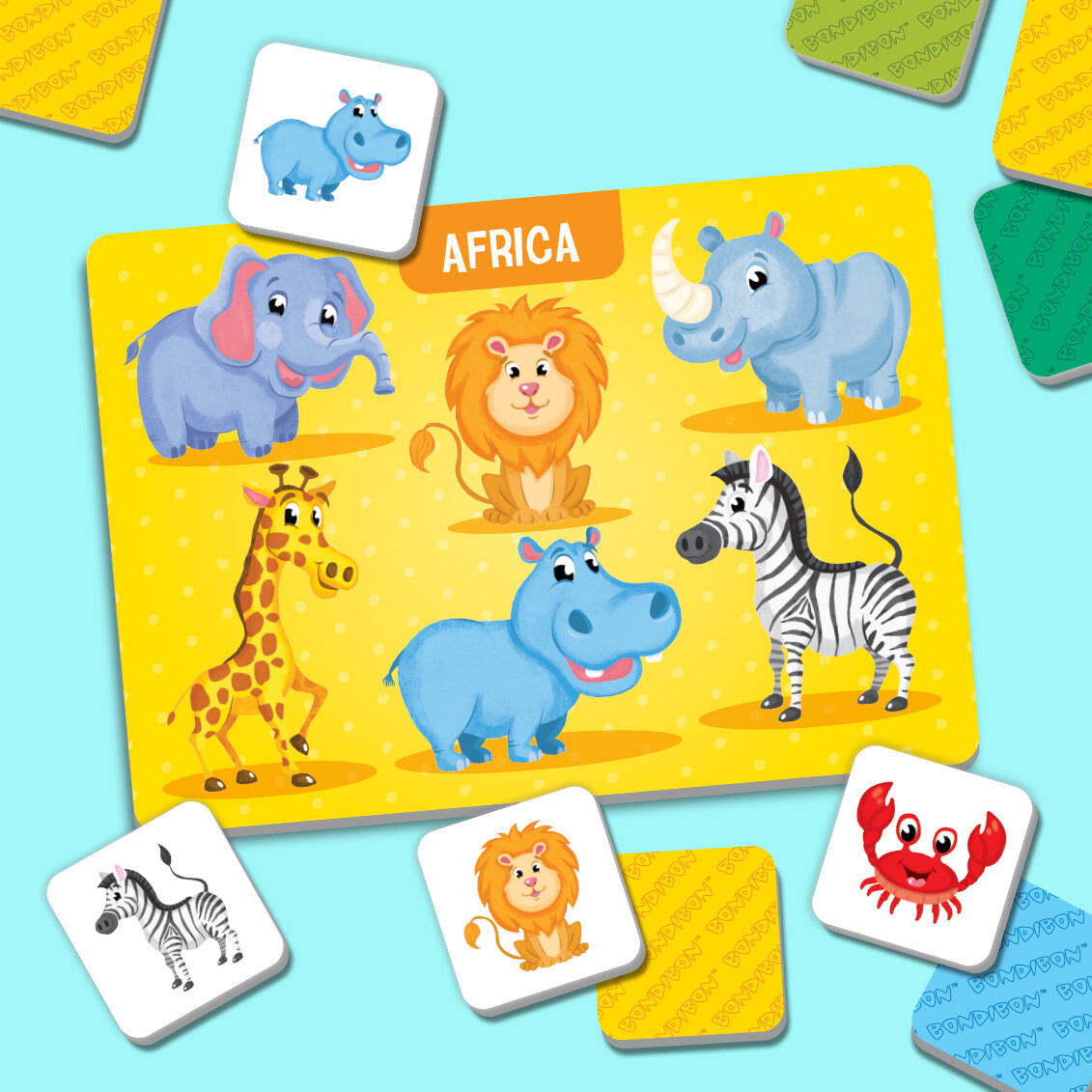 ArtStation - Children's board game / Lotto / Animals