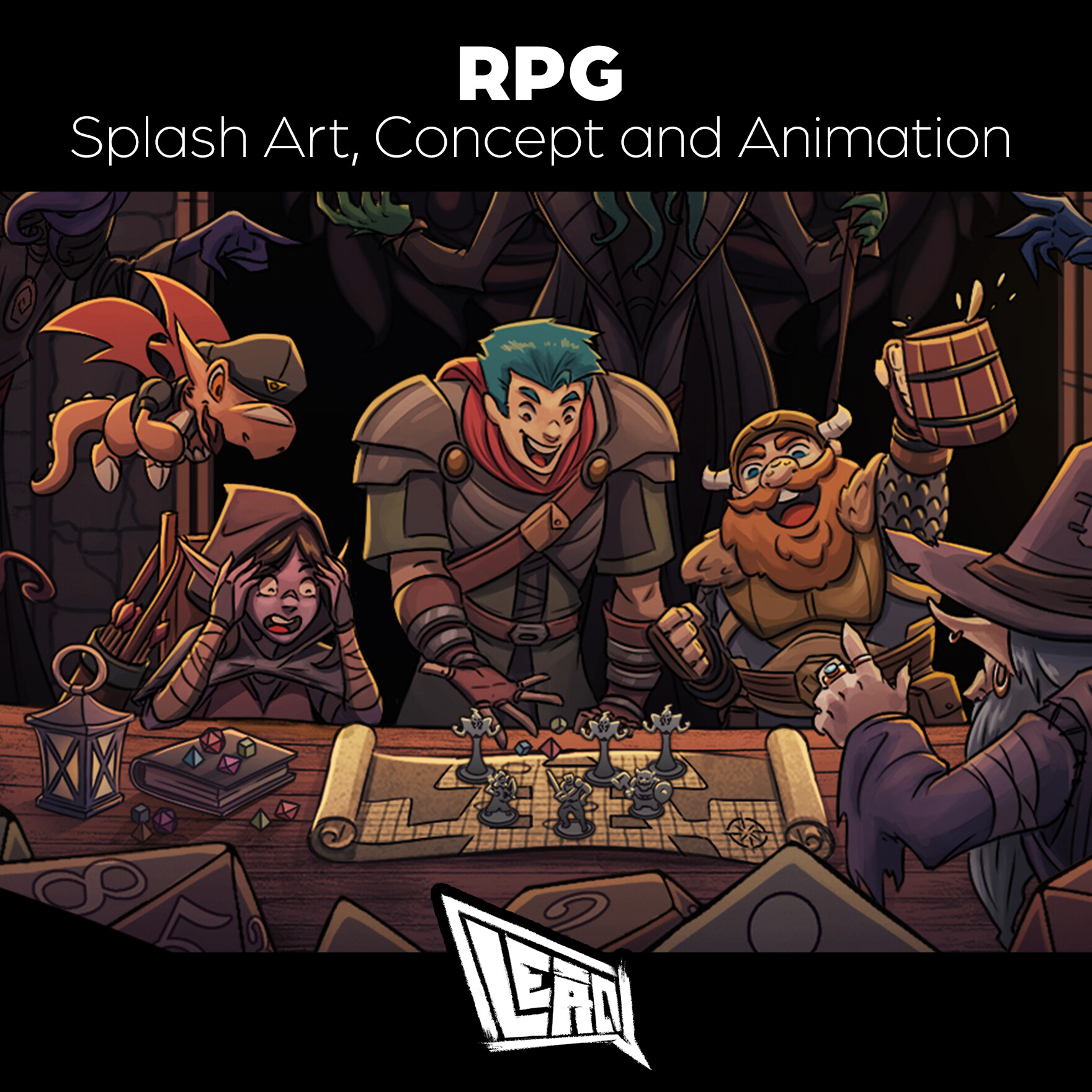 ArtStation - RPG - Splash Art and Concept