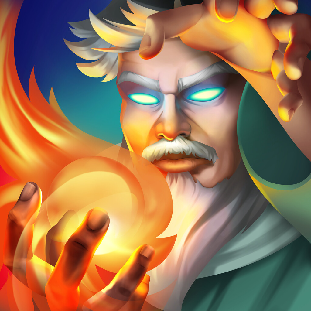 ArtStation - Wizard Sign: Magic Touch (Game Icon)