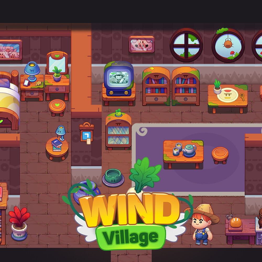 ArtStation - Wind Village #2